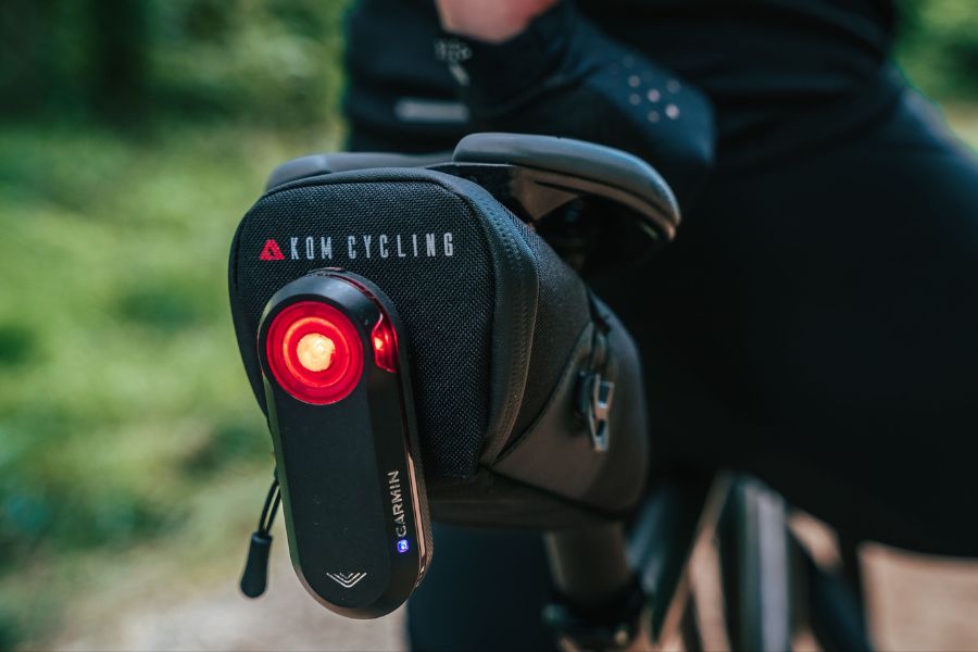 Enhancing Safety and Convenience: Attaching a Garmin Varia to Your Saddle Bag – KOM Cycling